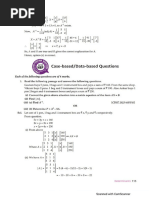 Deleted Portion of Class 12 Maths Exercise Wise PDF | PDF