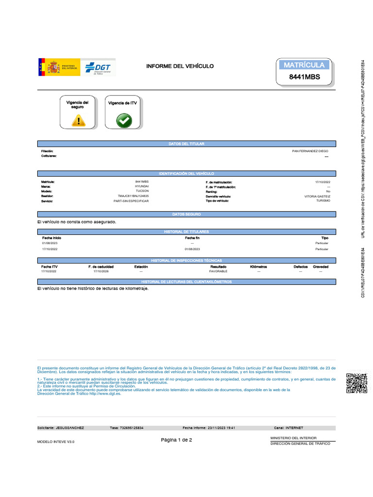Documento Antecedent Es 8441 Mbs | PDF | Vehículo de motor | Transporte