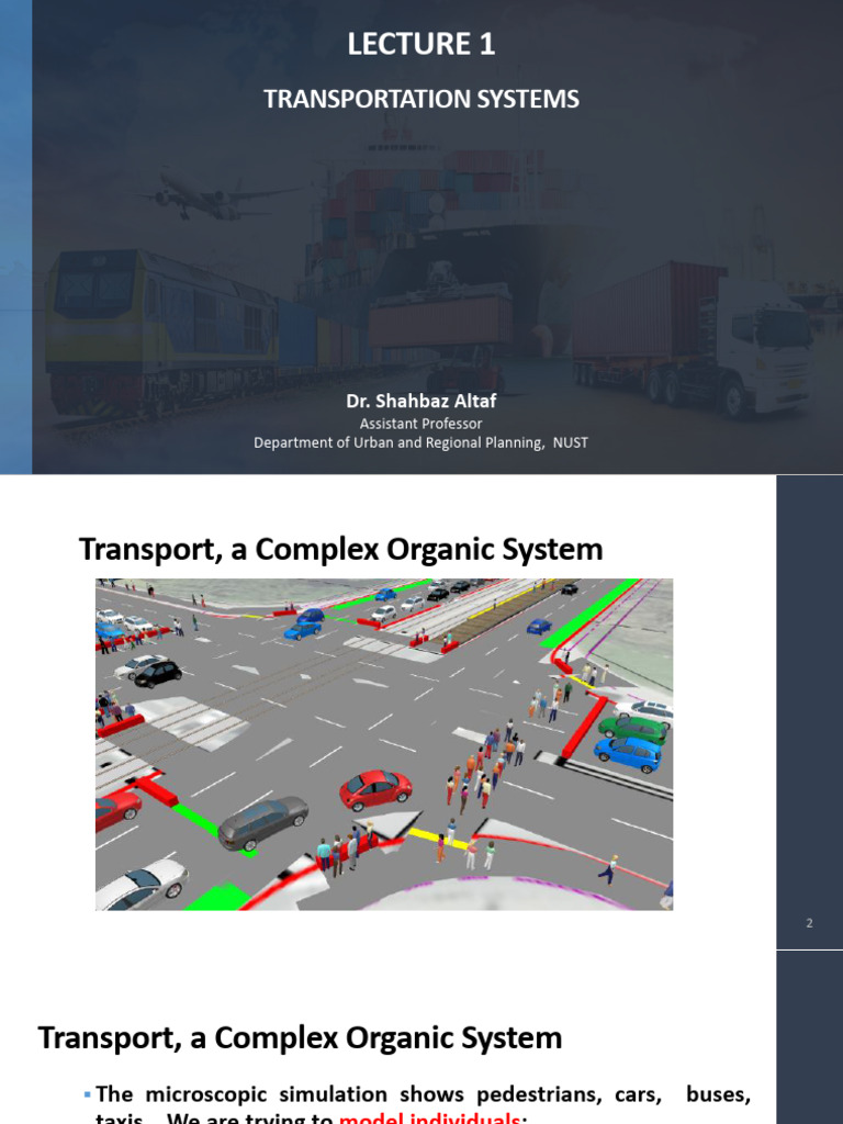 Lecture 1. Transportation Systems Intro | PDF | Transport | Automation