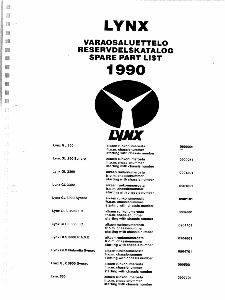 Lynx 1990 | PDF