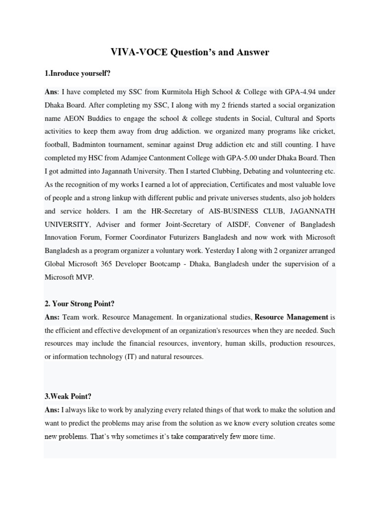 VIVA VOCE Questions and Answer | PDF | Equity (Finance) | Expense