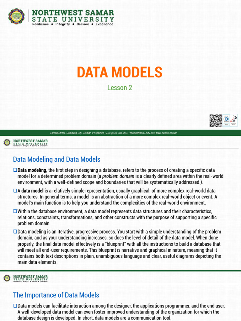 Data Models | Download Free PDF | Relational Model | Relational Database