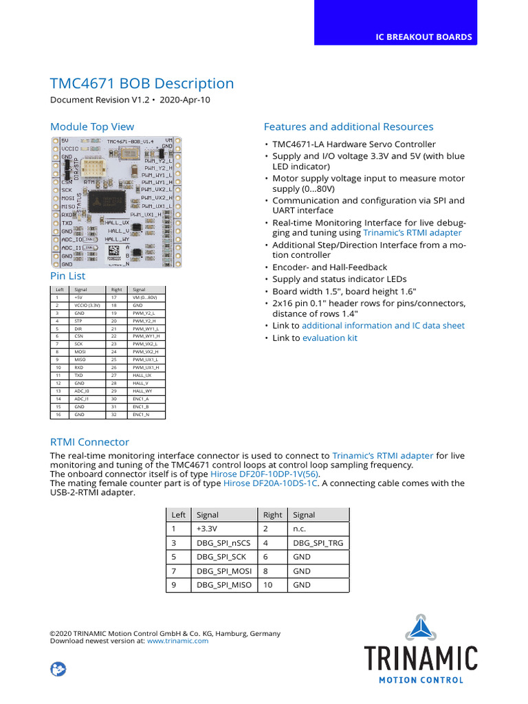 TMC4671 Bob | PDF | Computer Hardware | Computer Engineering