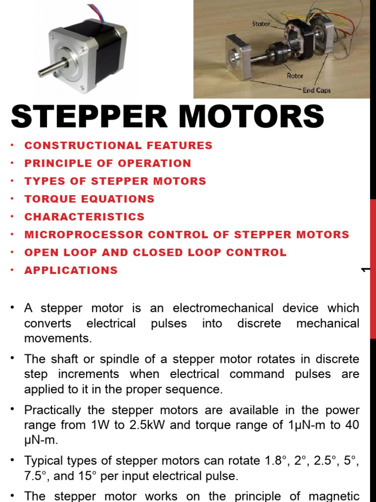 Cluster 1_stepper | PDF | Electric Motor | Feedback
