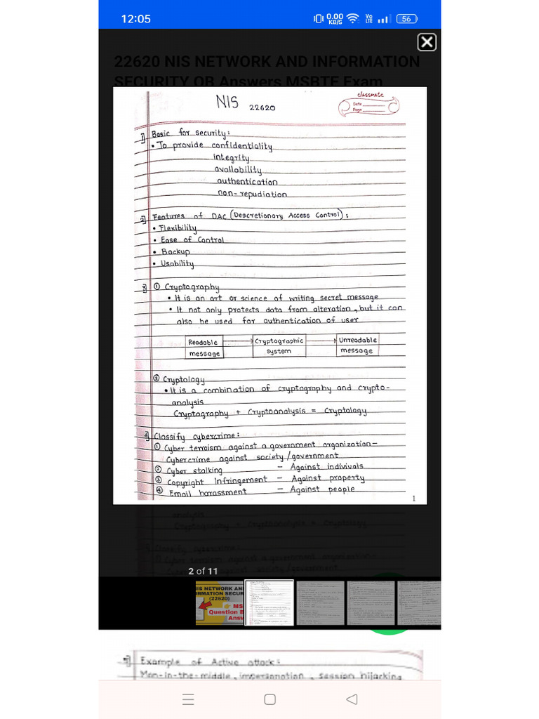 NIS Notes PDF | PDF