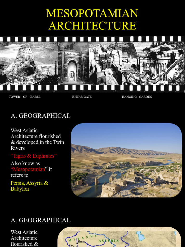 Mesopotamian Architectural Overview | PDF | Babylon | Mesopotamia