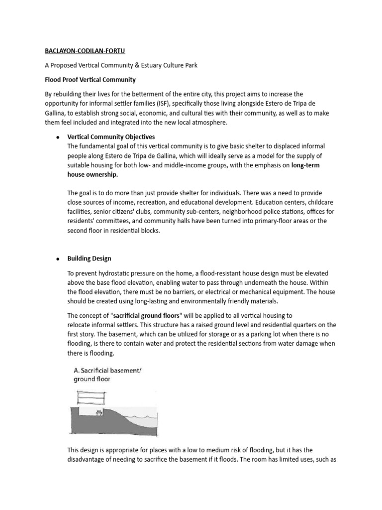 Masterplan Text | PDF | Flood | Stormwater