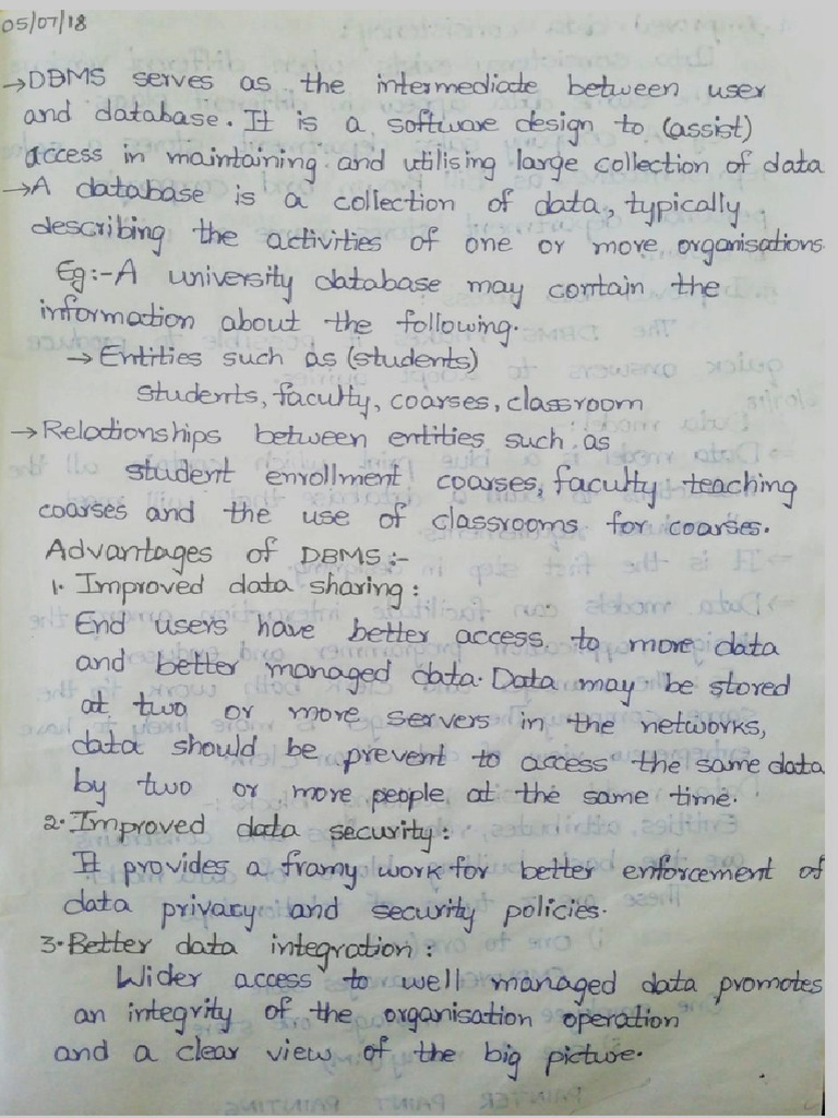 FULL DBMS Notes (All Units) | PDF