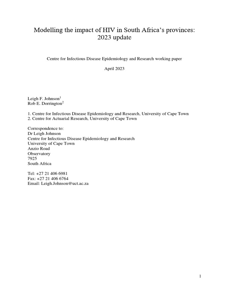 Provincial Model 2023 | PDF | Standard Deviation | Statistics