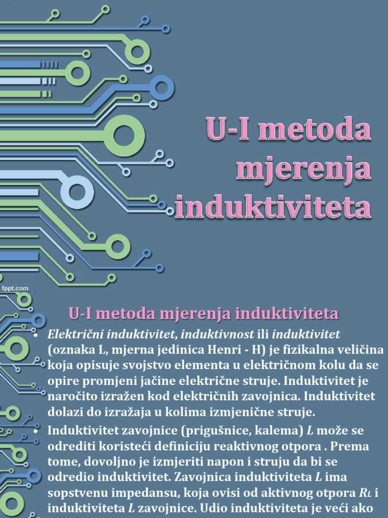 UI Metoda Mjerenja Induktiviteta | PDF