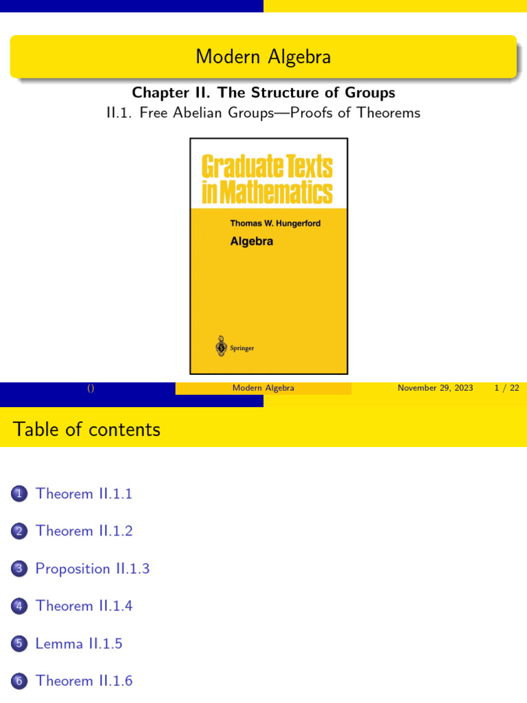 Proofs Ii 1 Pdf Group Mathematics Basis Linear Algebra