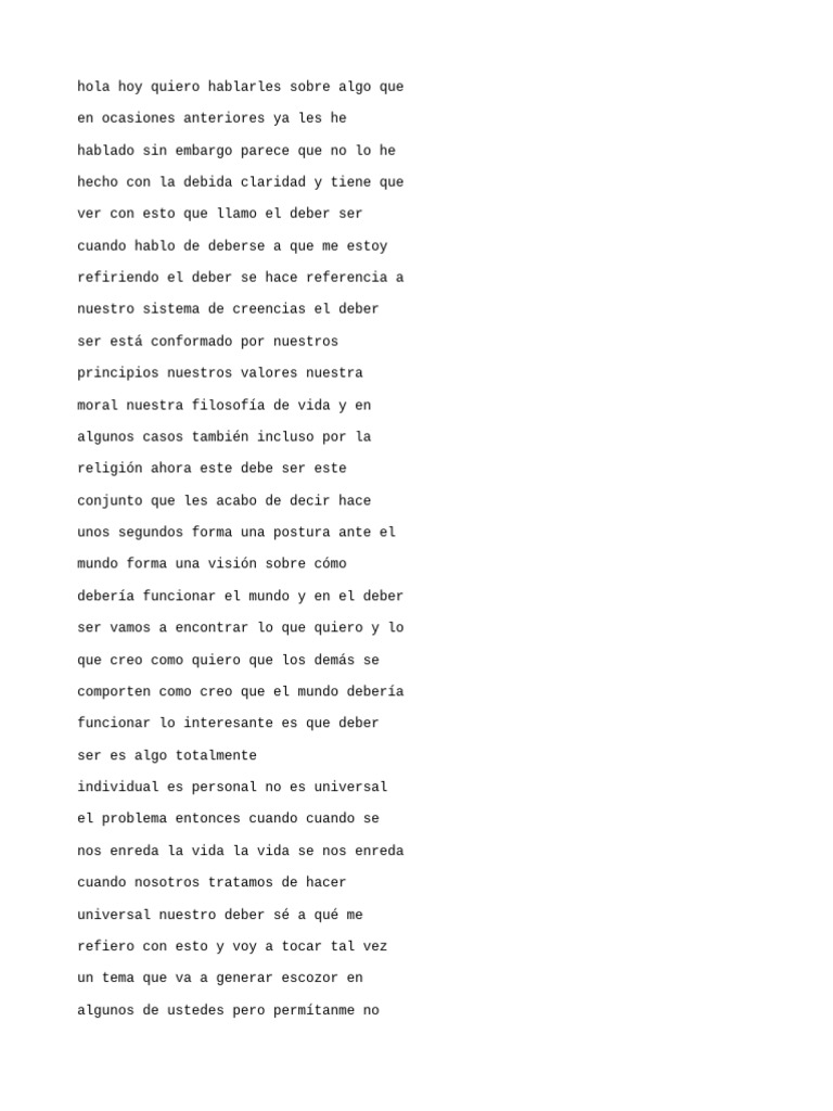 (Spanish (Auto-Generated) ) ¿Qué Es Eso Del Deber Ser - (DownSub - Com ...