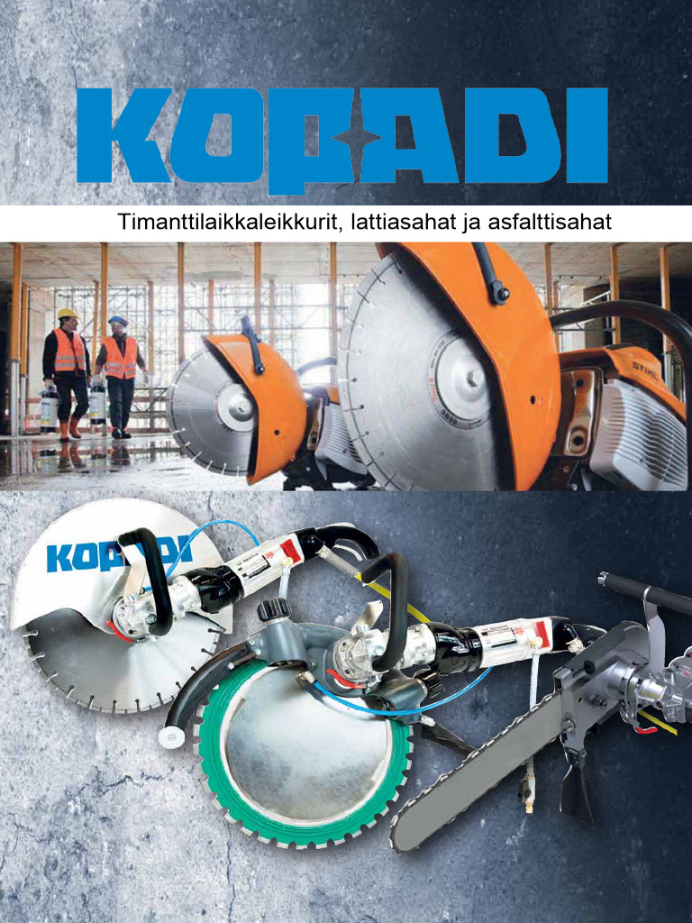 Timanttilaikkaleikkurit Lattia-Asfalttisahat 2015 Webbi | PDF