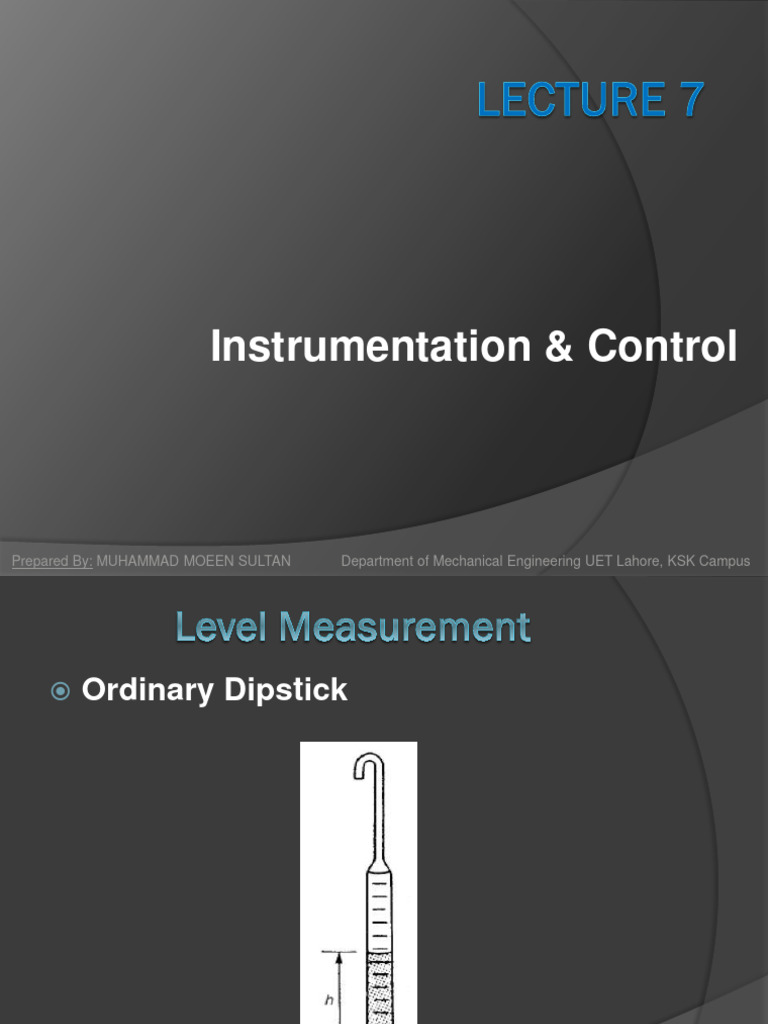 Level Measurement Techniques Overview | PDF