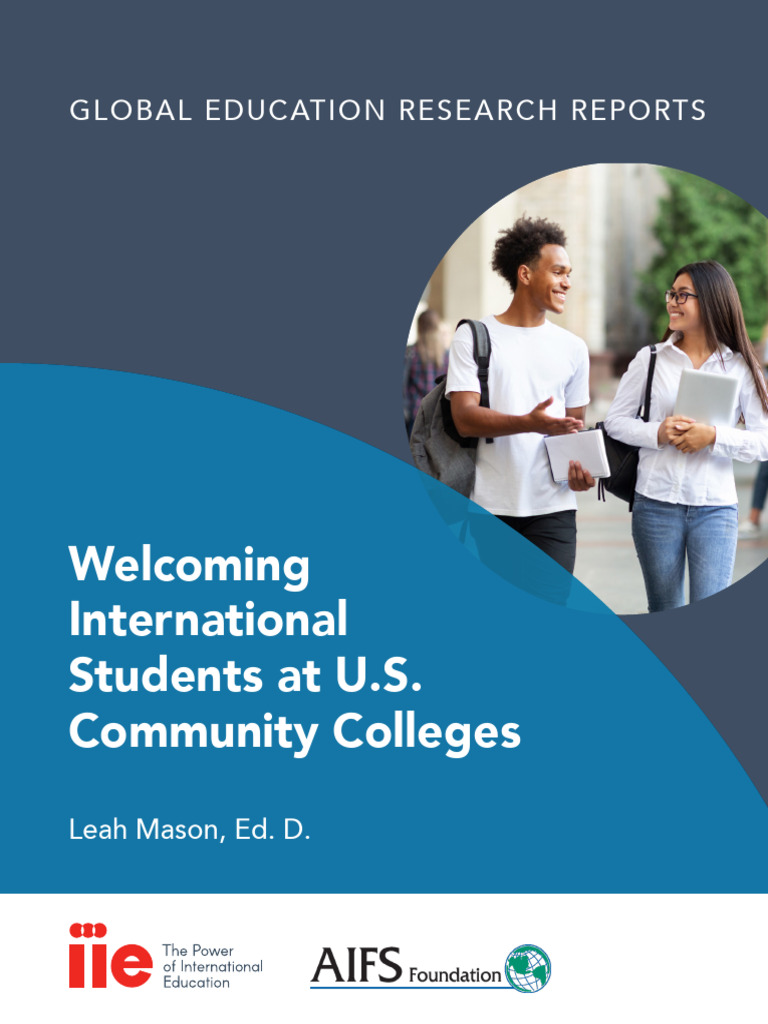Welcoming International Students at US Community Colleges - Institute ...