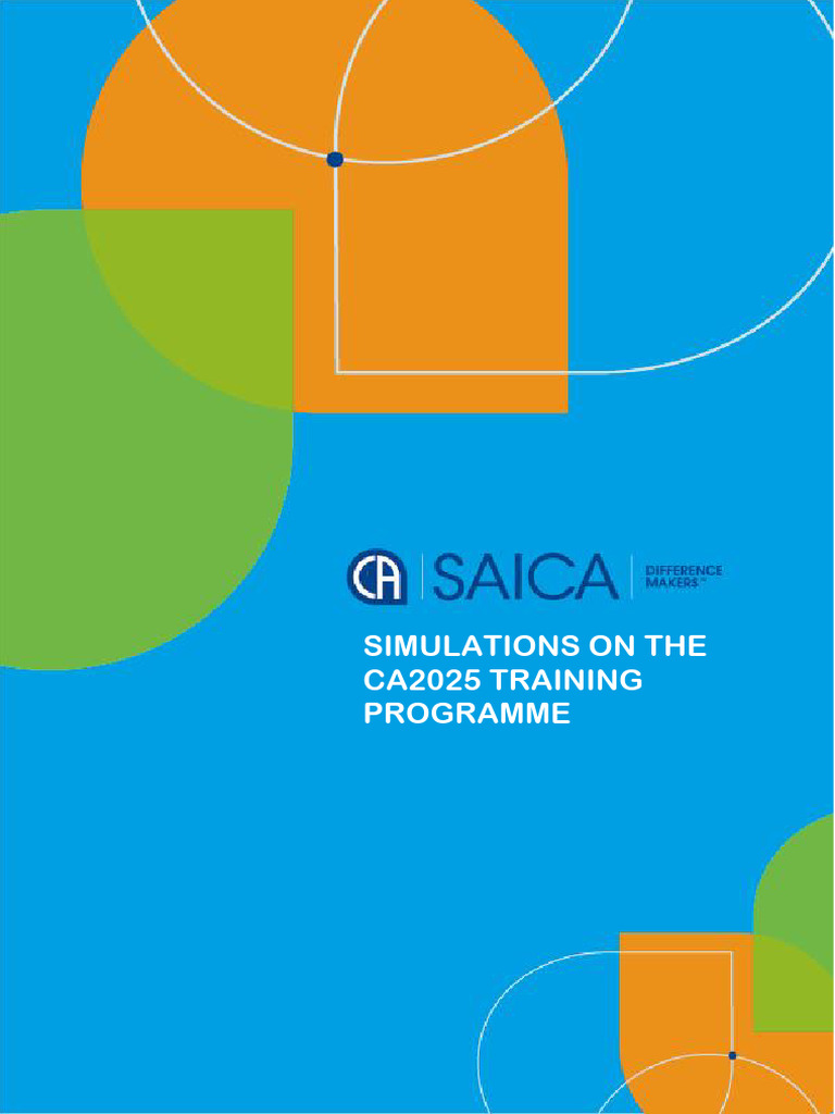 Simulations On The Ca2025 Training Programme | PDF | Simulation ...