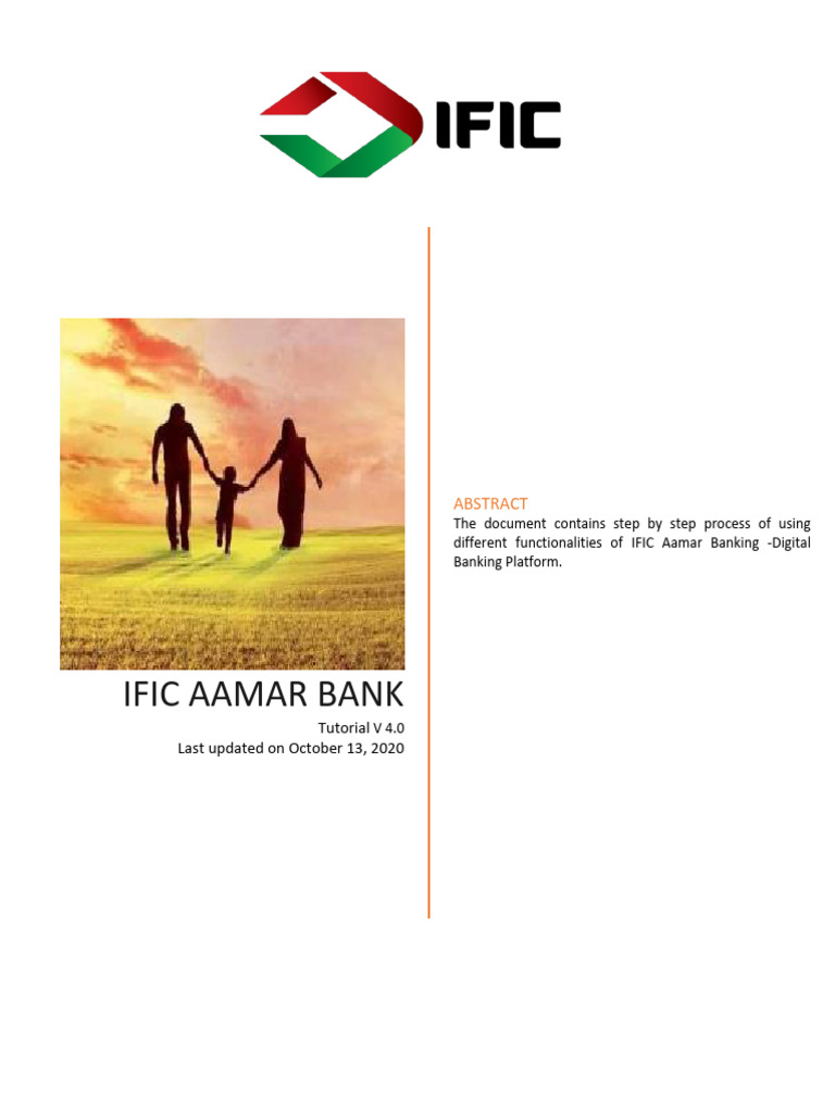 IFIC Aamar Bank Tutorial-4.0 | PDF | Cheque | Phishing