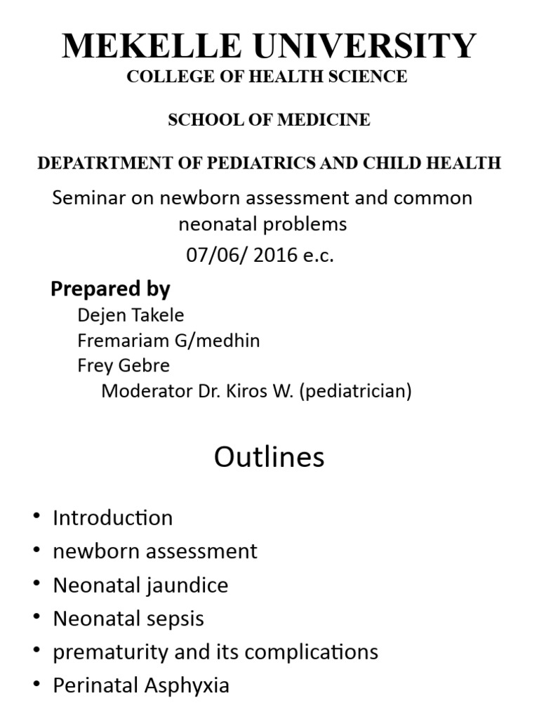 Common Neonatal Problems 2016 | PDF | Preterm Birth | Meningitis