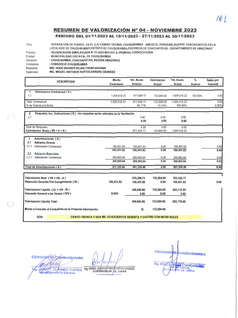 Val 04 Chuquibamba | PDF