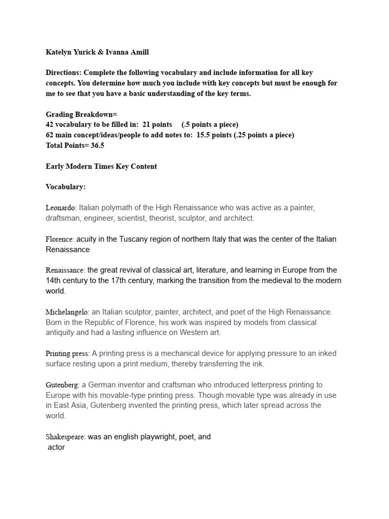 World History Midterm Study Guide | PDF | Printing Press | French ...