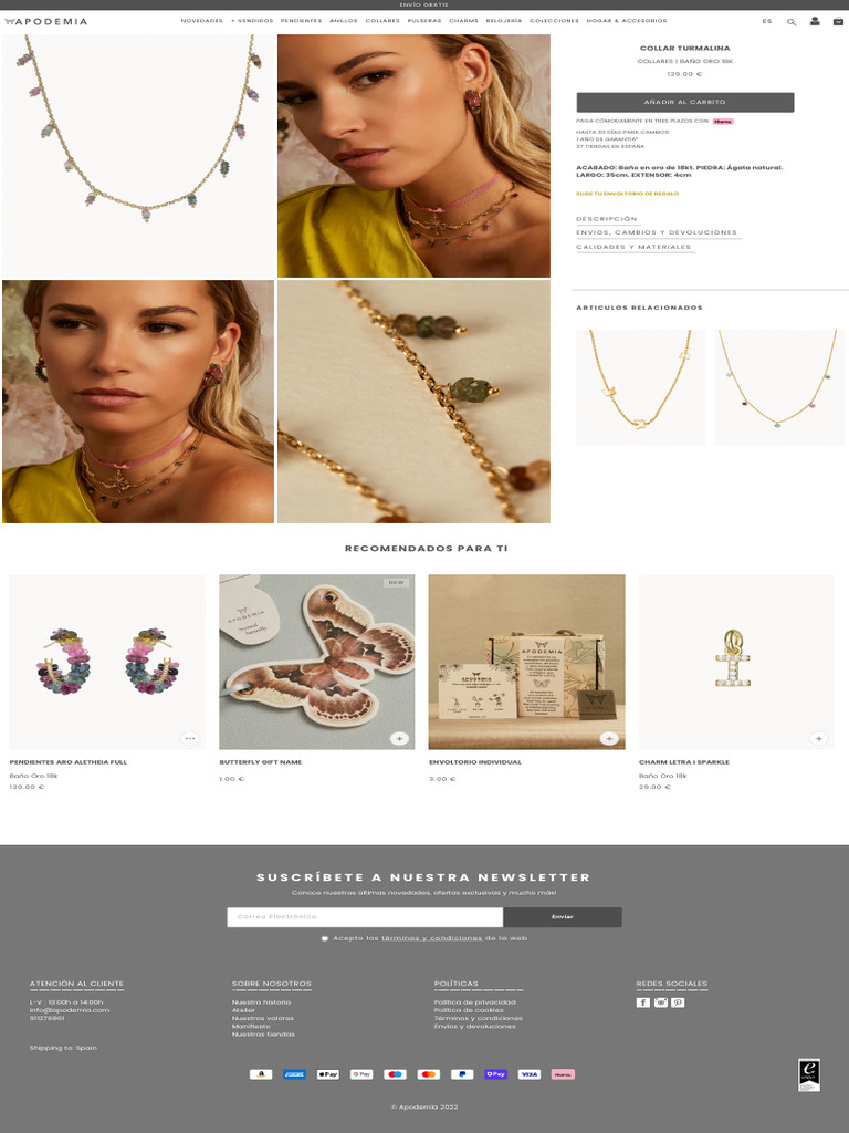 Collar Turmalina Apodemia | PDF