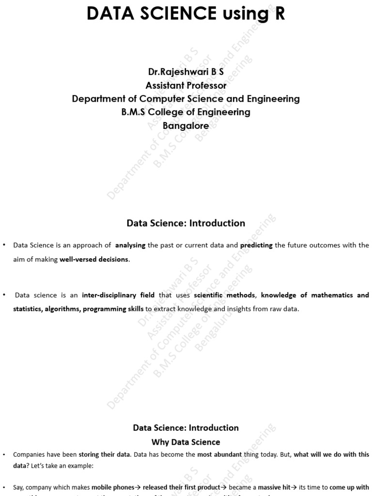BSR-Data_Science | PDF | Data Type | Data Analysis