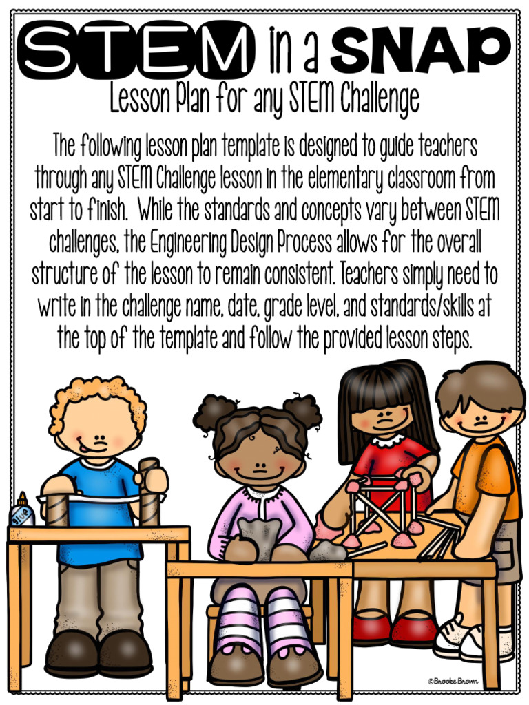 STEMina Snap FREELesson Planfor Any STEMor STEAMChallenge | PDF ...