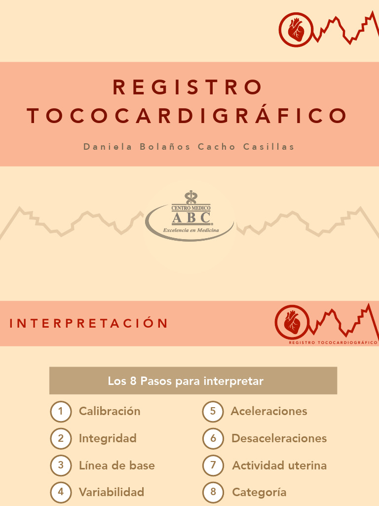 Guía de Interpretación RCTG Fetal | PDF | Parto | Especialidades Medicas