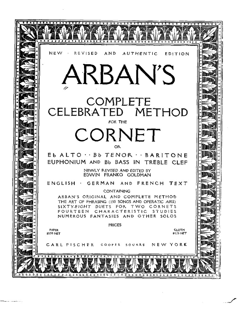 Arban Goldman Complete Method | PDF