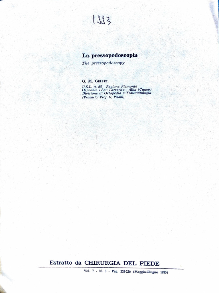 1983 - La Pressopodos | PDF | Optics | Electromagnetic Radiation