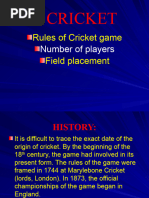 Cricket Notes | PDF | Bowling (Cricket) | Cricket