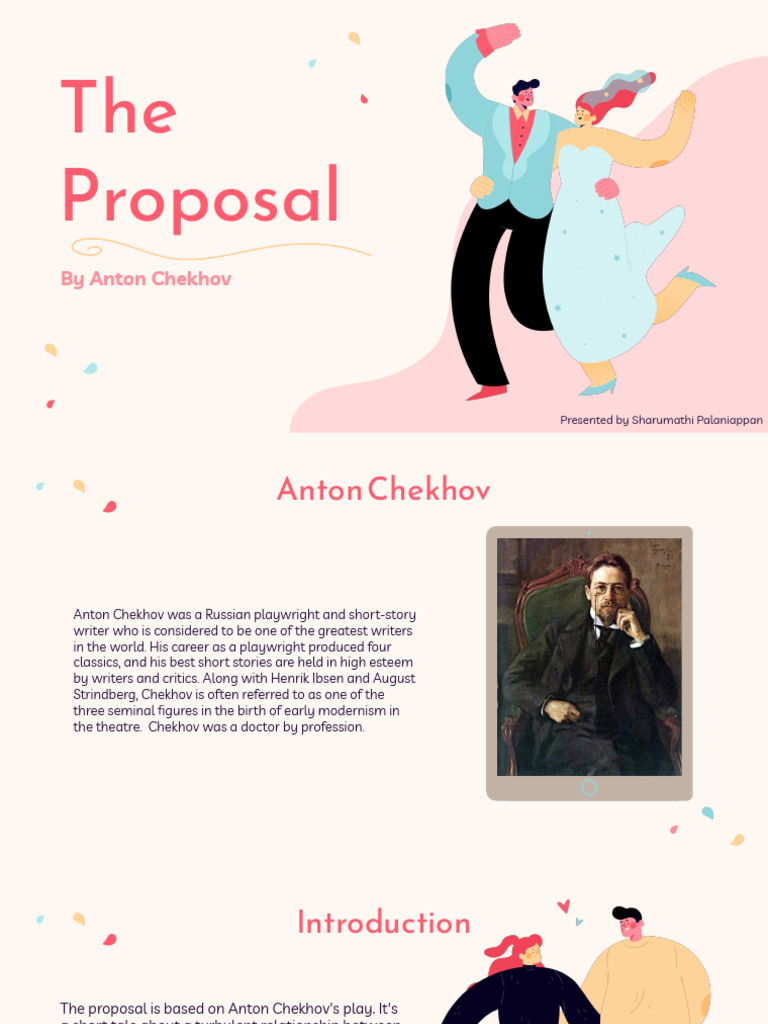 Chekhov's "The Proposal" Summary | PDF | Anton Chekhov