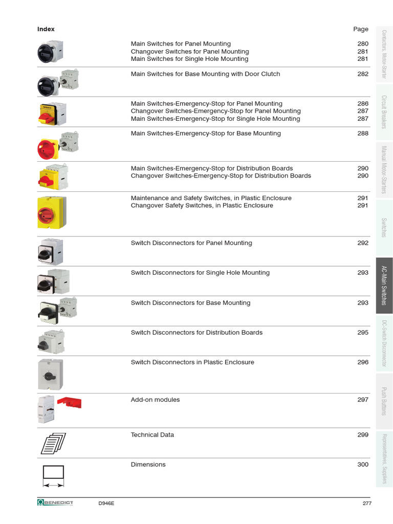 AC Switch Disconnectors 18072022 | PDF | Switch | Electrical Wiring
