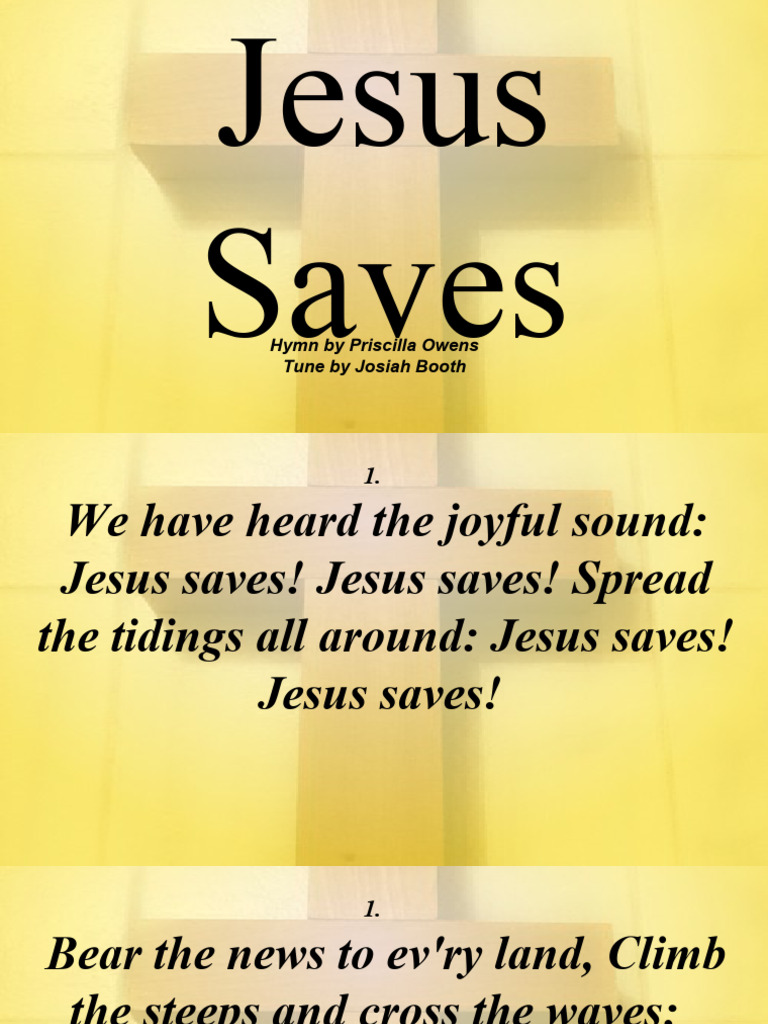 Jesus Saves | PDF