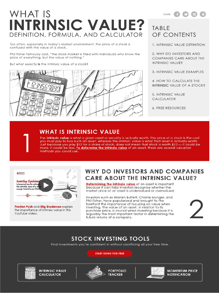What Is Intrinsic Value | PDF