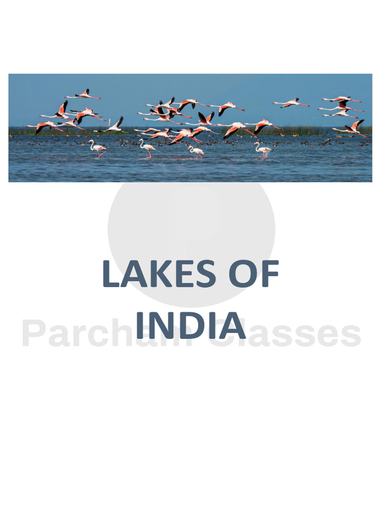Lakes in India SSC Clarity by VISHAL TIWARI | PDF | Lake | Earth Sciences Lakes in India SSC Clarity by VISHAL TIWARI | PDF | Lake | Earth Sciences