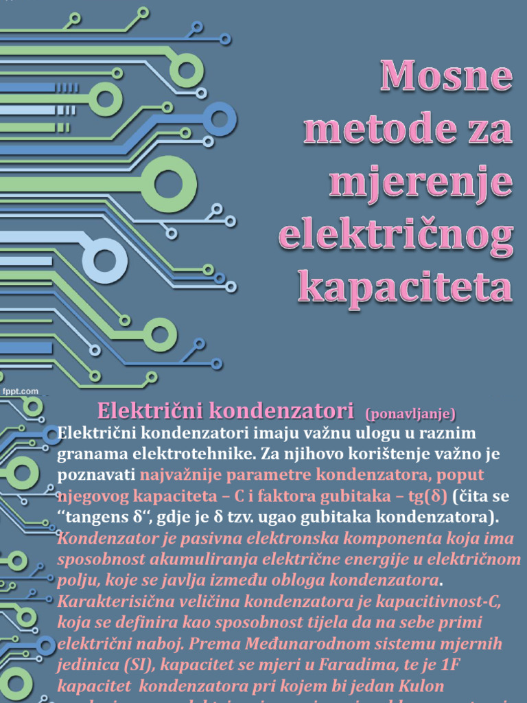Mosne Metode Mjerenja Kapaciteta | PDF