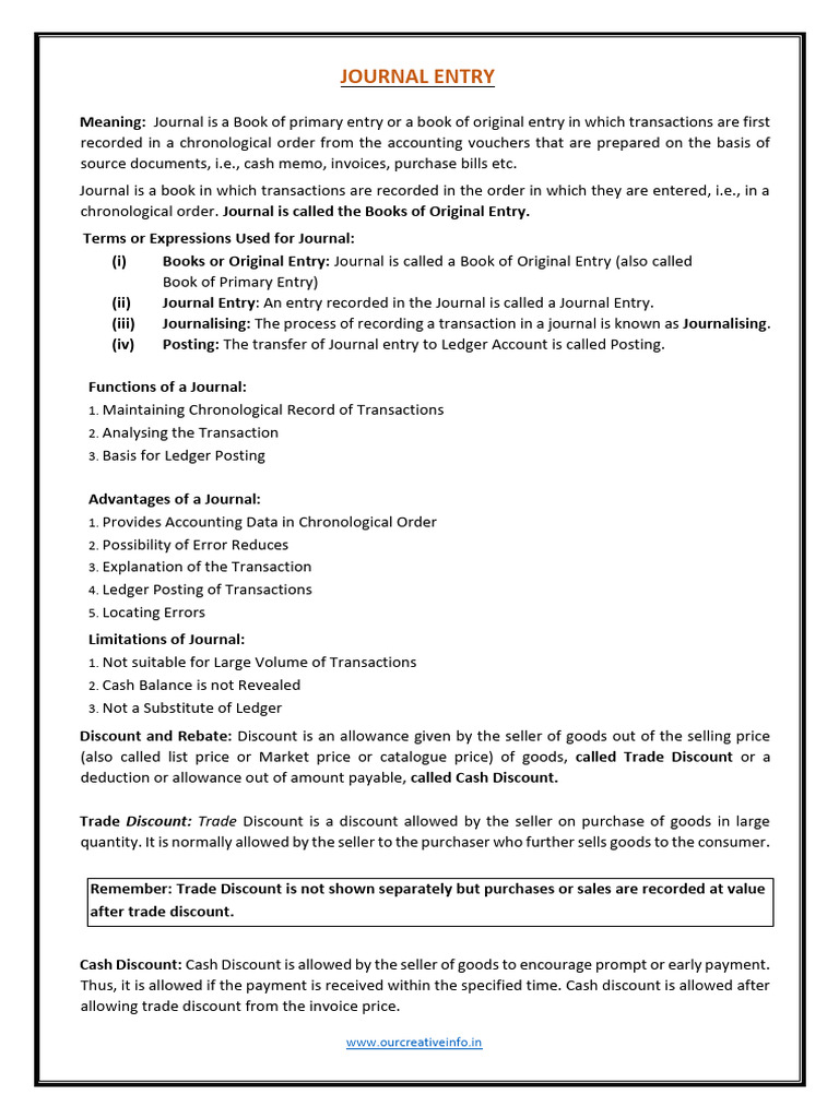 Journal Entries | PDF | Discounts And Allowances | Rebate (Marketing)