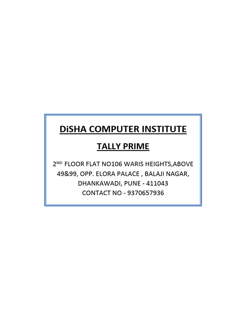 Tally Prime Notes | PDF | Payroll Tax | Debits And Credits