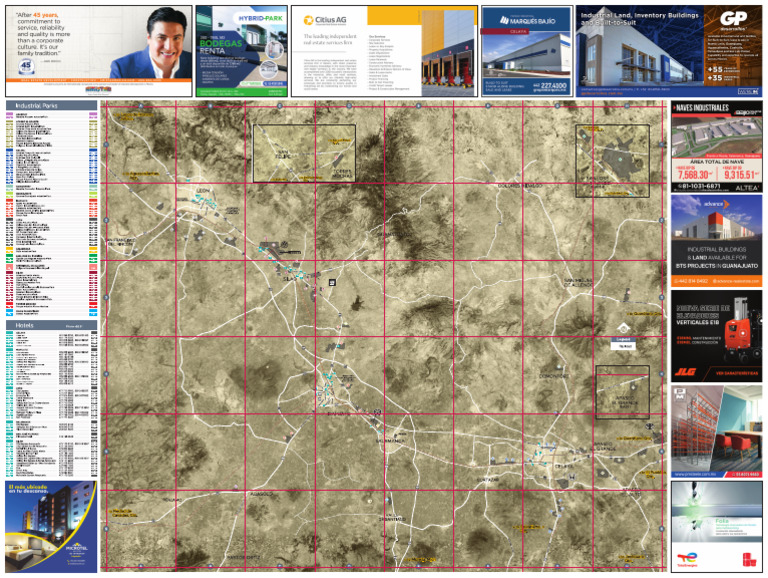 Mapa Parques Industriales GTO | PDF