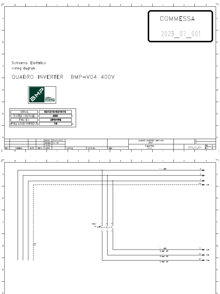 BMP Control Panel Wiring Diagram | PDF