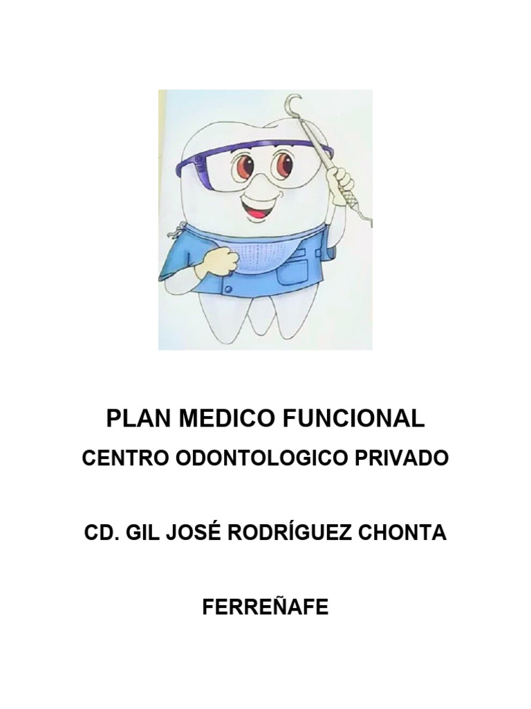 Plan Médico Funcional Odontológico | PDF | Residuos | Clima templado