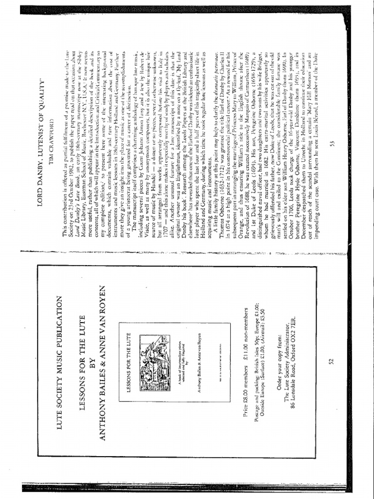 batche Lord Danby | PDF