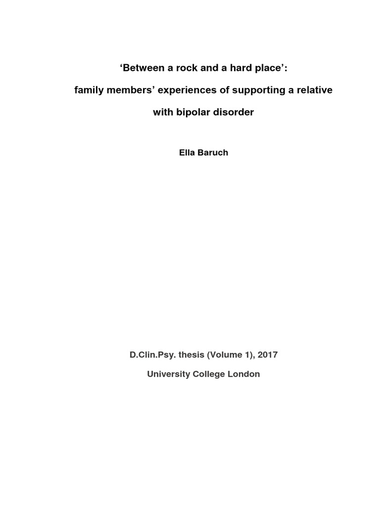 Between Rock and A Hard Olace | PDF | Mental Disorder | Meta Analysis