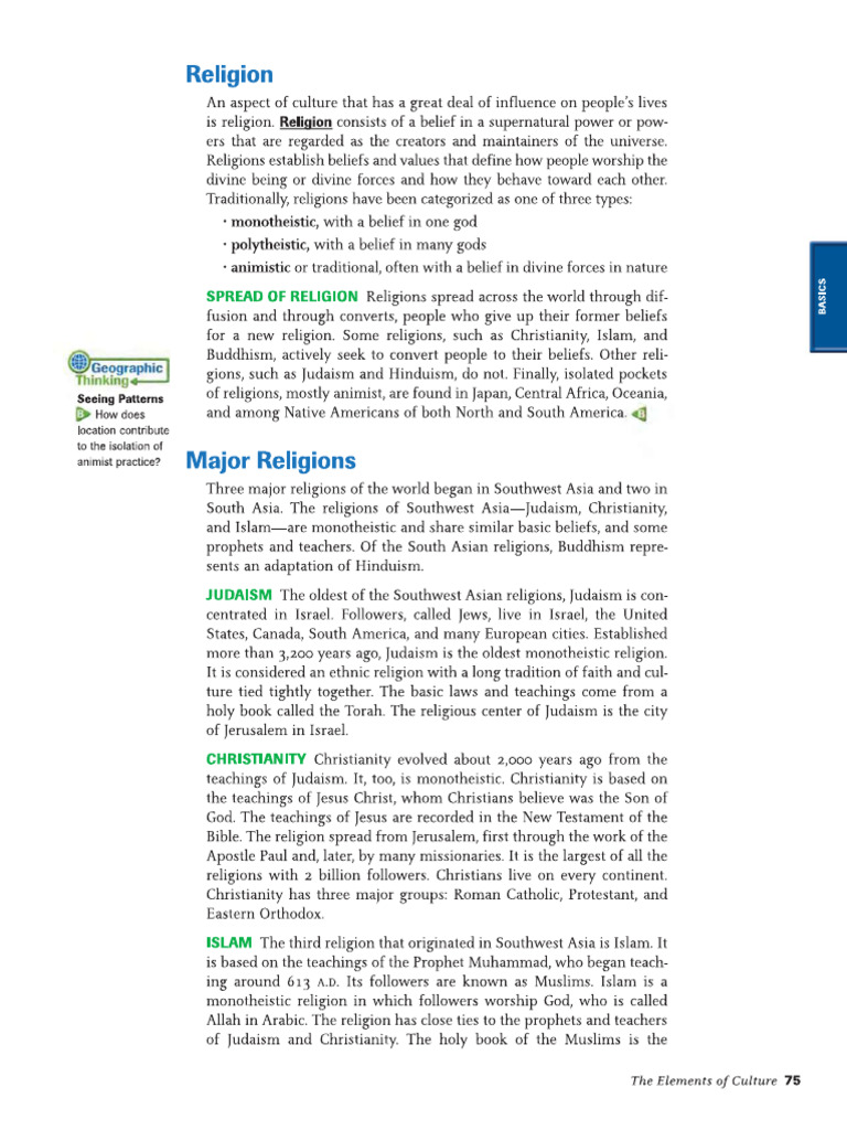 Geography of Religion | PDF