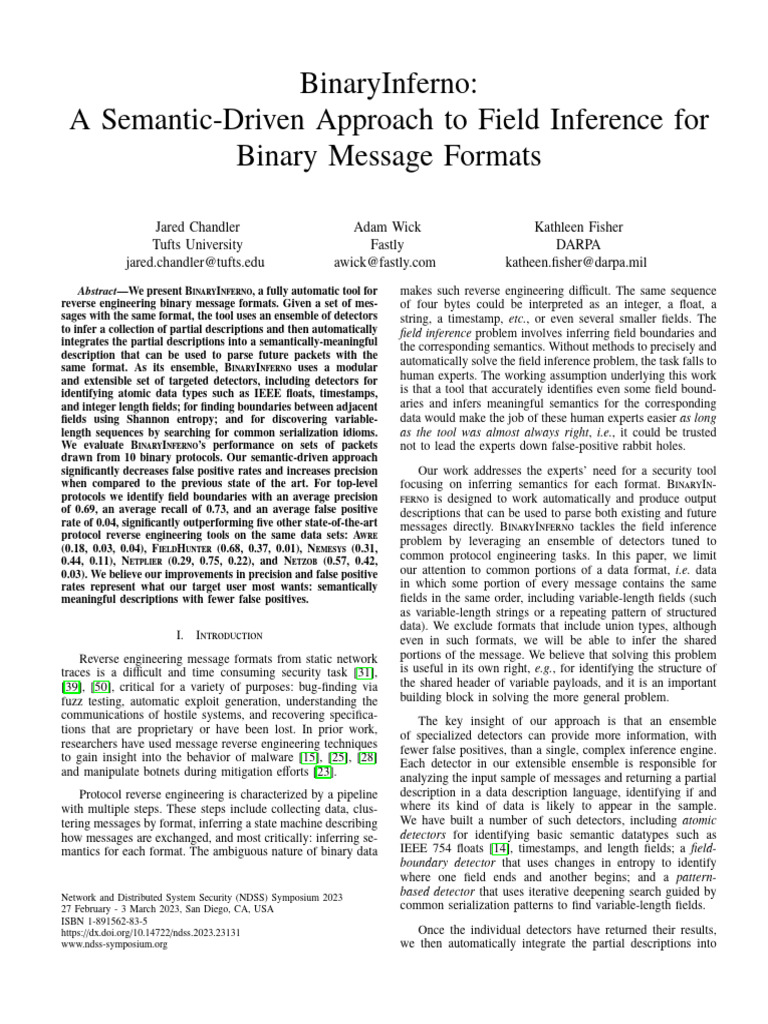 BinaryInferno2023Chandler 4 | PDF | String (Computer Science) | Statistical Inference