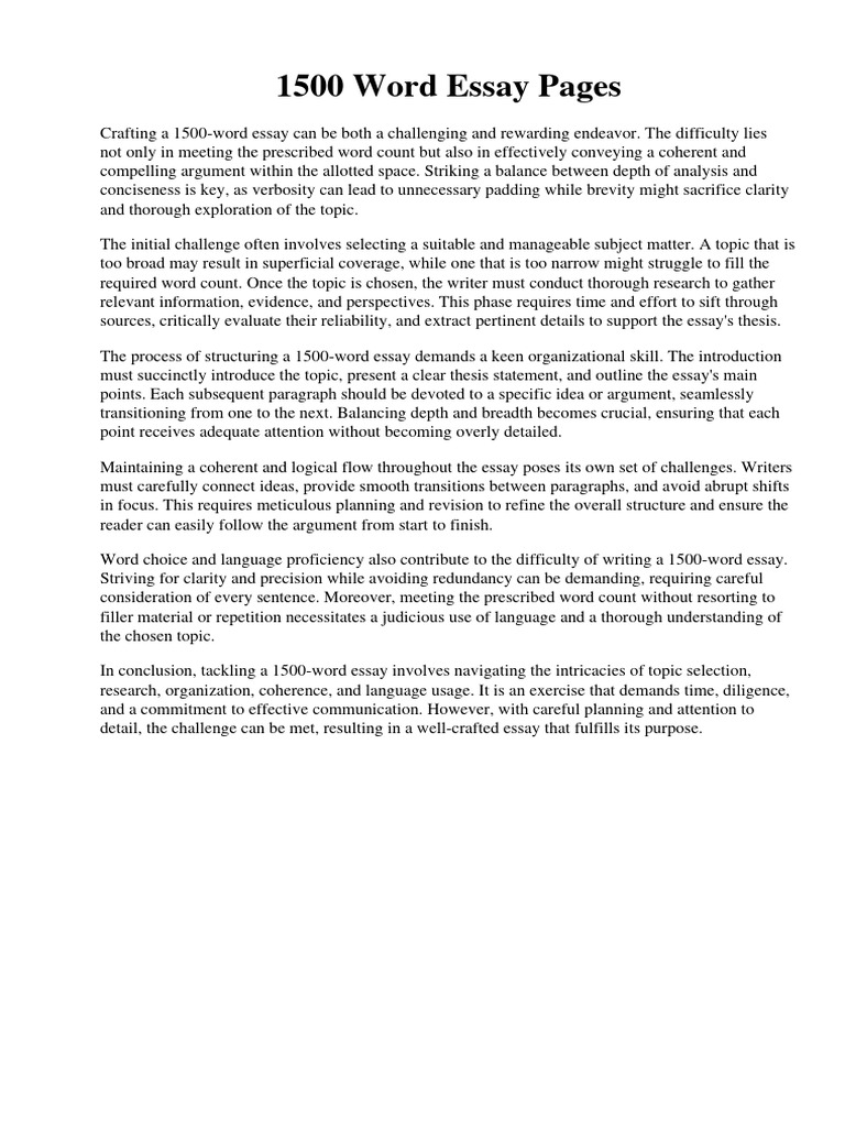 1500 Word Essay Pages | PDF | Mercantilism | James Madison