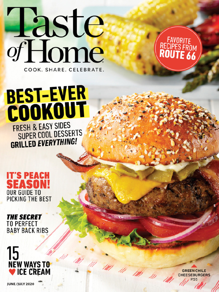 Taste of Home - JuneJuly 2020 | PDF | Hamburgers | Ice Cream