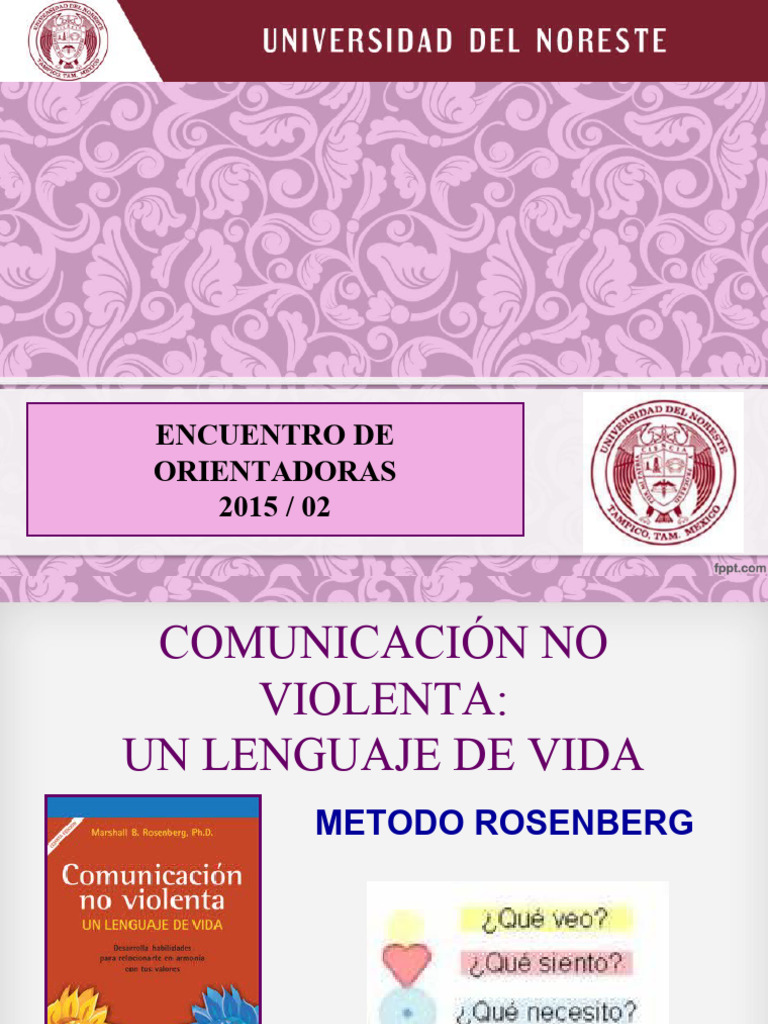 Comunicacion No Violenta Metodo Rosenberg | PDF | Empatía