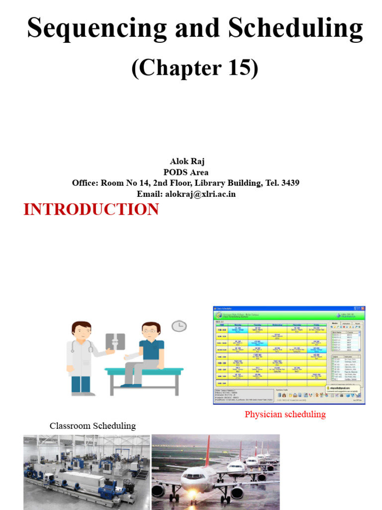 Sequencing and Scheduling | Download Free PDF | Business | Systems Science